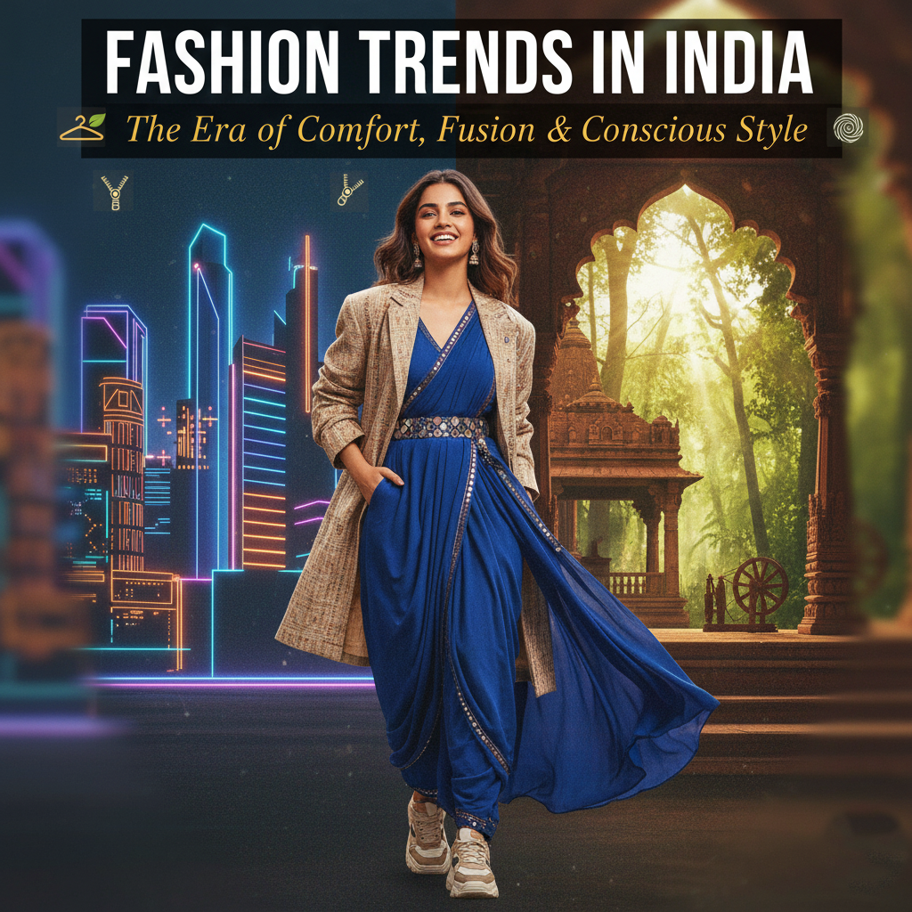 Fashion Trends In India: The Era of Comfort, Fusion,and Conscious