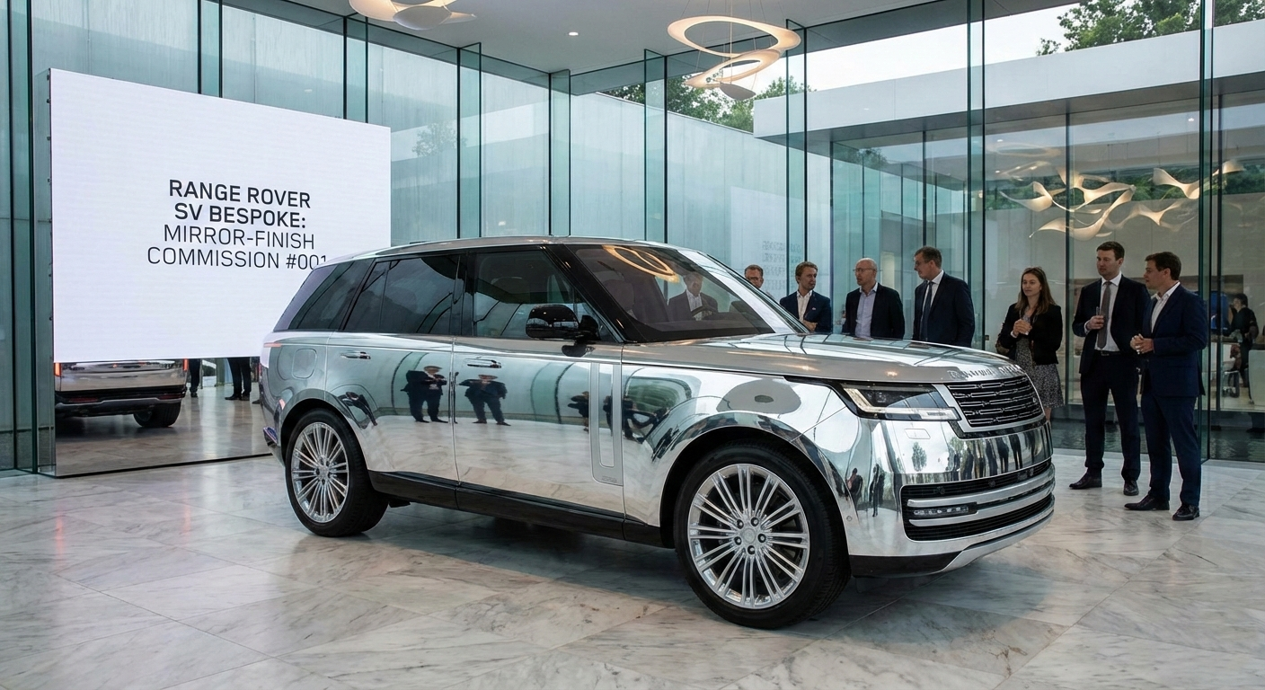 Range Rover Unveils Ultra-Premium "Mirror-Finish" for Bespoke